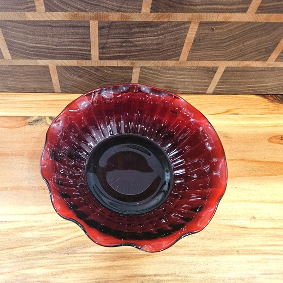Anchor Hocking | Accents | Vintage Anchor Hocking Royal Ruby Red Glass ...